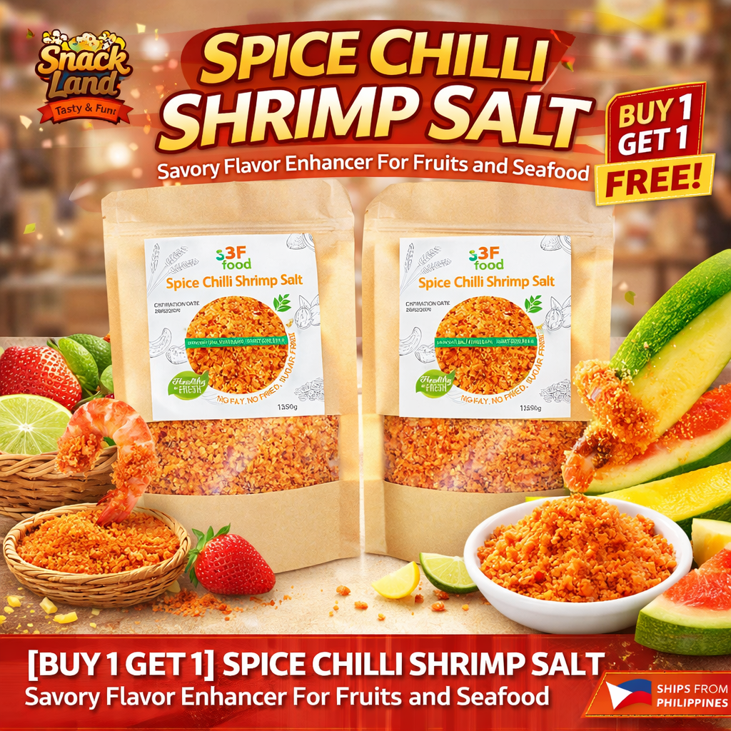 [BUY 1 GET 1] SPICE CHILLI SHRIMP SALT - Savory Flavor Enhancer For ...