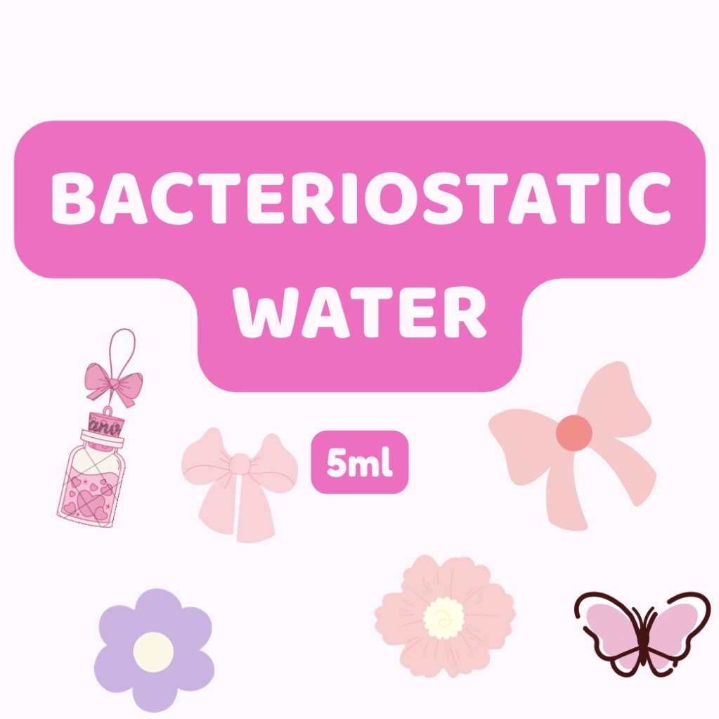 BACTERIOSTATIC WATER PHARMA GRADE BAC WATER LABEL & STICKER | Shopee ...
