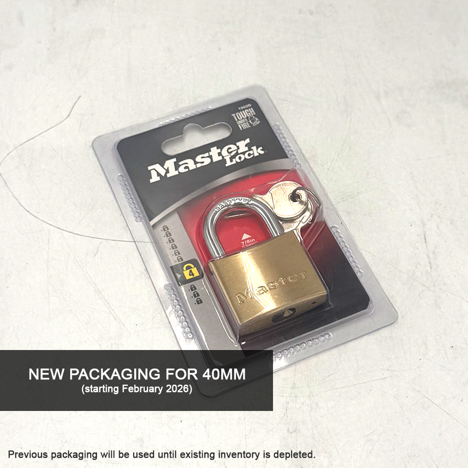 Master Hardened Steel Shackle Brass Padlock (19mm | 30mm | 40mm | 50mm ...