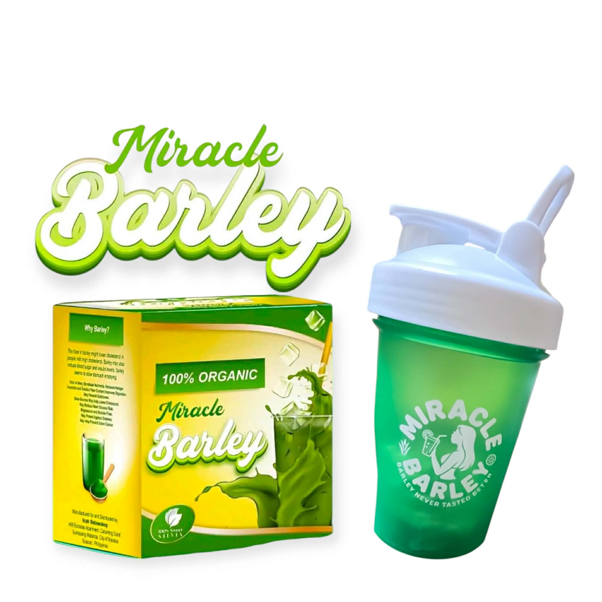 FDA APPROVED Miracle Barley 210g with Collagen, Sodium Ascorbate Bacopa ...