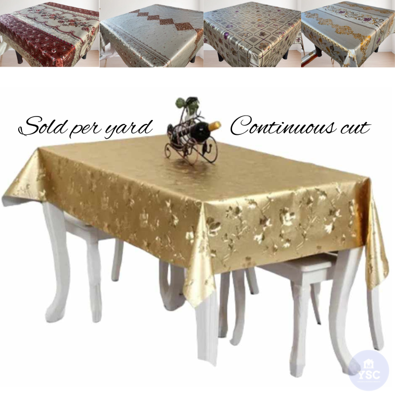 Mantel PVC Tablecloth Table Cover waterproof oilproof easy to clean ...