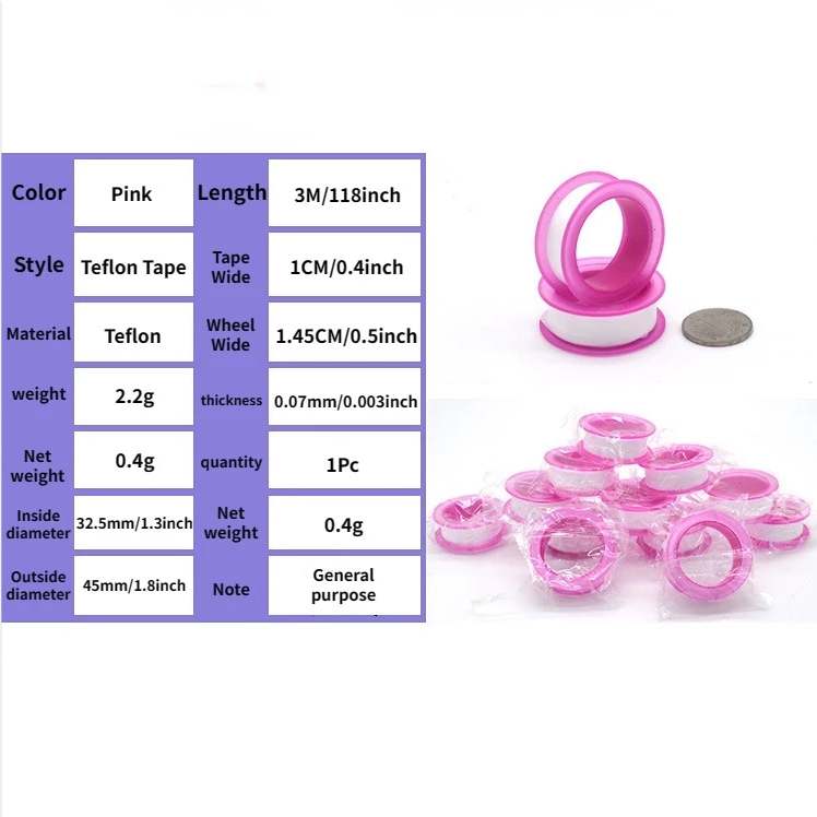 Teflon Tape Pipe Thread Seal Tape for Plumbers Sealant Tape for Leak ...