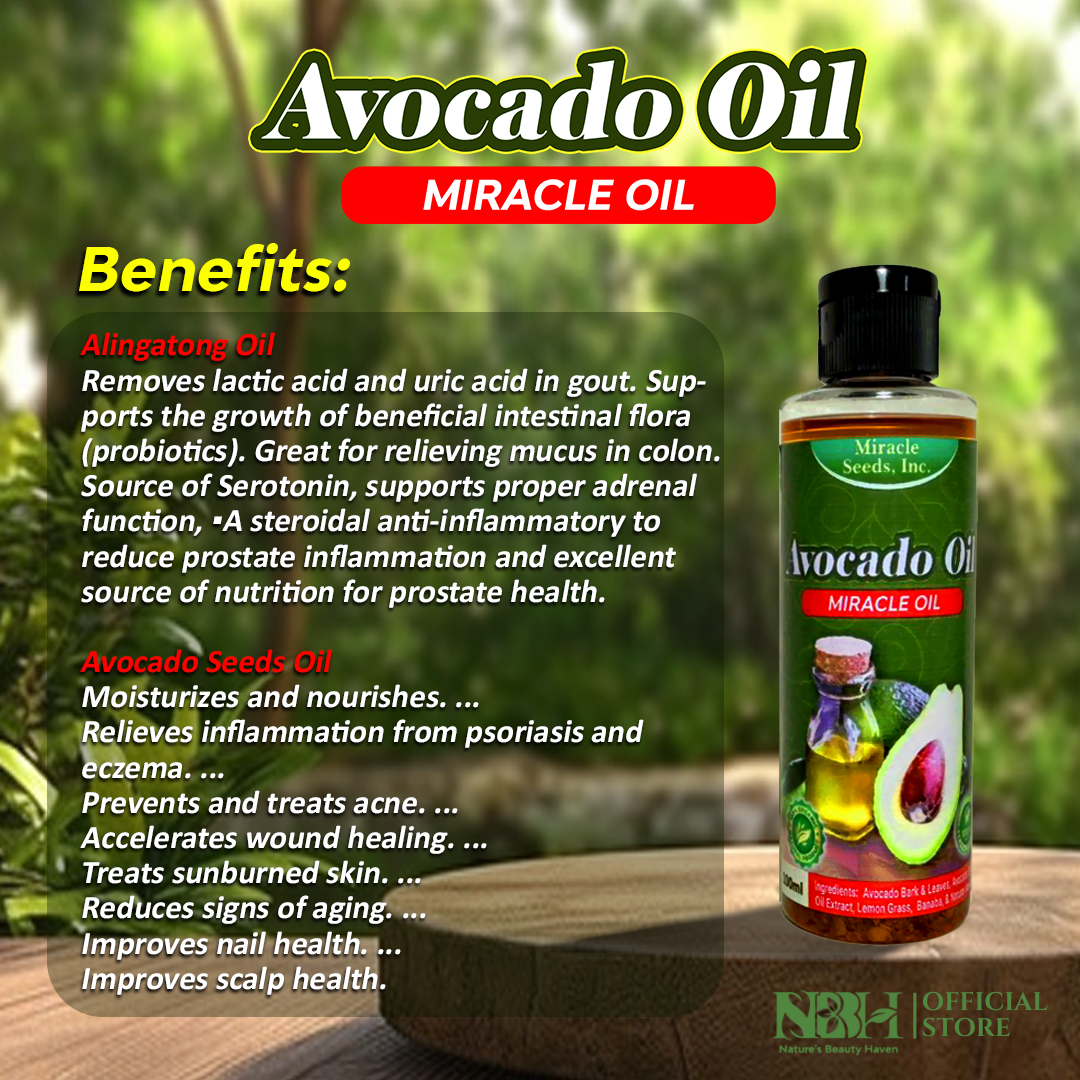 BUY 2 TAKE 2 Avocado Miracle Oil 60ml – Herbal Oil for Skin, Hair ...