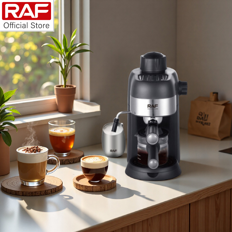 RAF Espresso Machine Italian Espresso Coffee Maker Machine with Milk ...