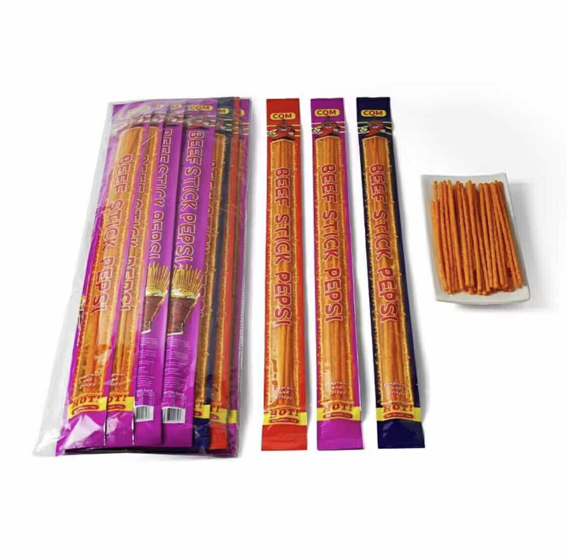 30PCS/1PACK CQM BEEF STICK PEPSI Fragrant And Crispy Hot Spicy | Shopee ...