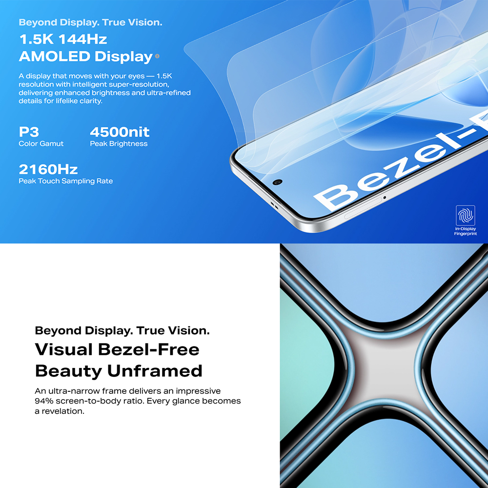HOT 60 Pro Smartphone | 8GB+256GB | MediaTek Helio G200 | 6.78” 1.5K ...