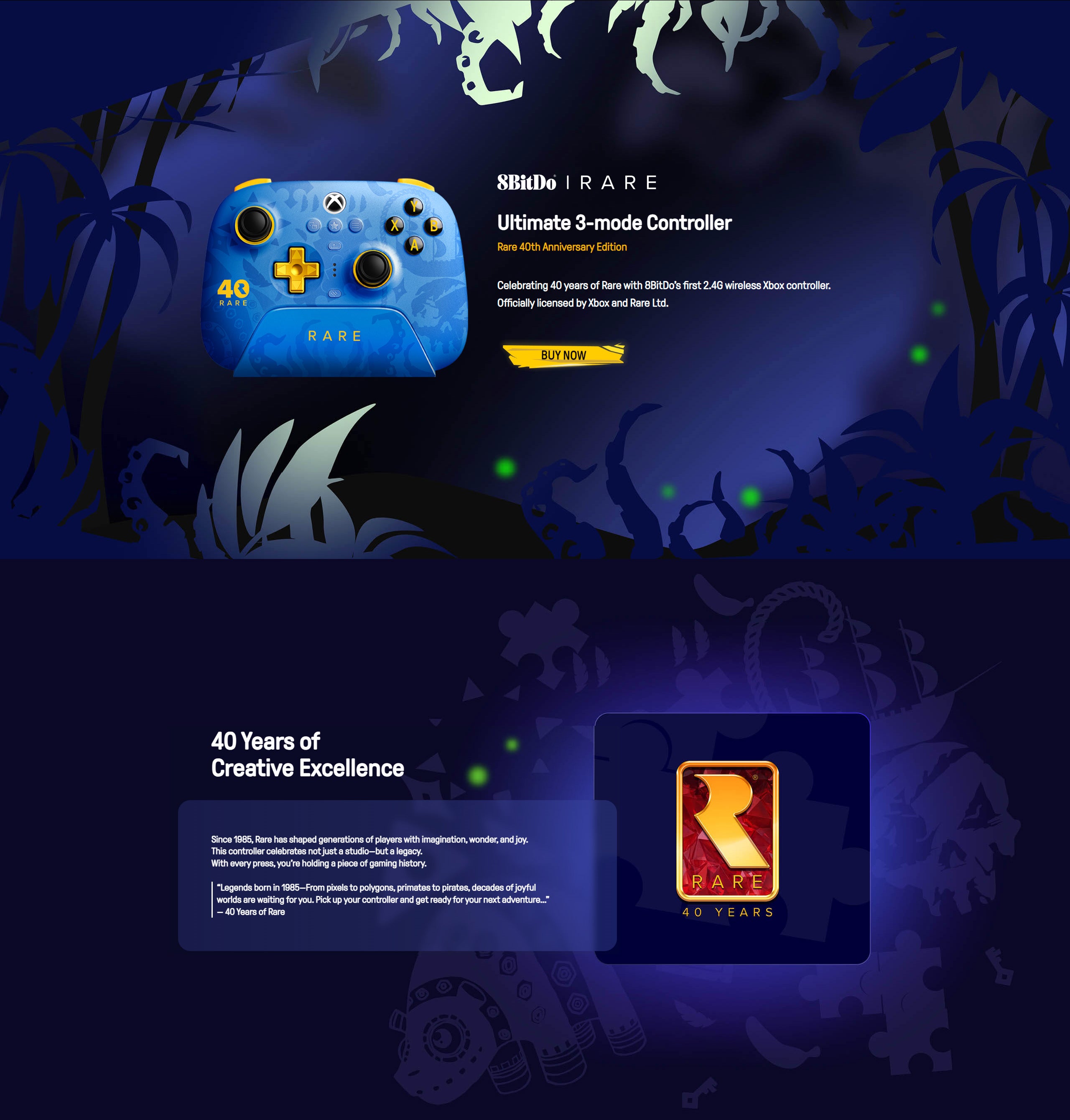 8Bitdo Ultimate 3-Mode Controller For Xbox + Game Pass Code (Rare) (81HB) | Shopee Philippines