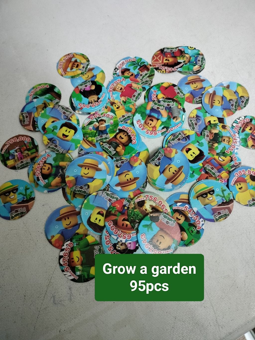 95pcs grow a garden pogs card game pog | Shopee Philippines