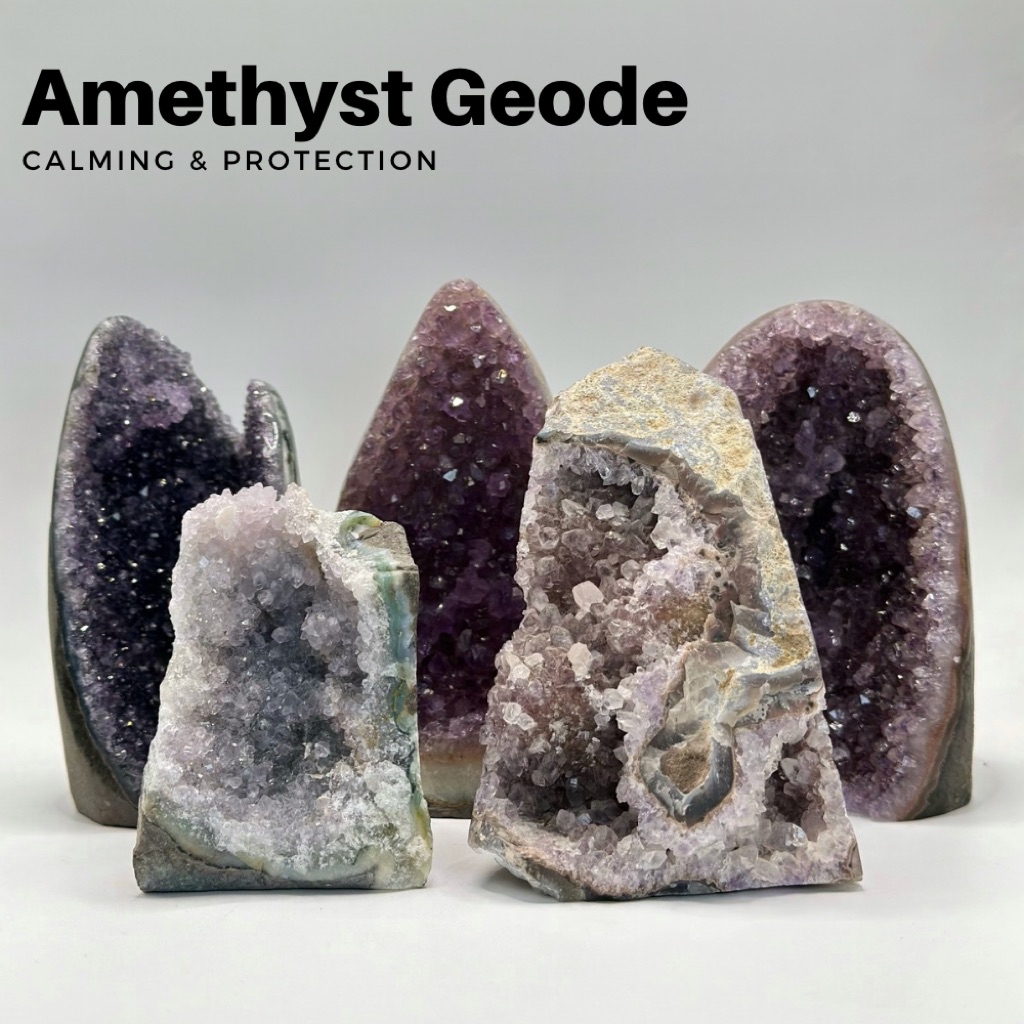 Gaello Amethyst Geode Display with Free Stand | Shopee Philippines