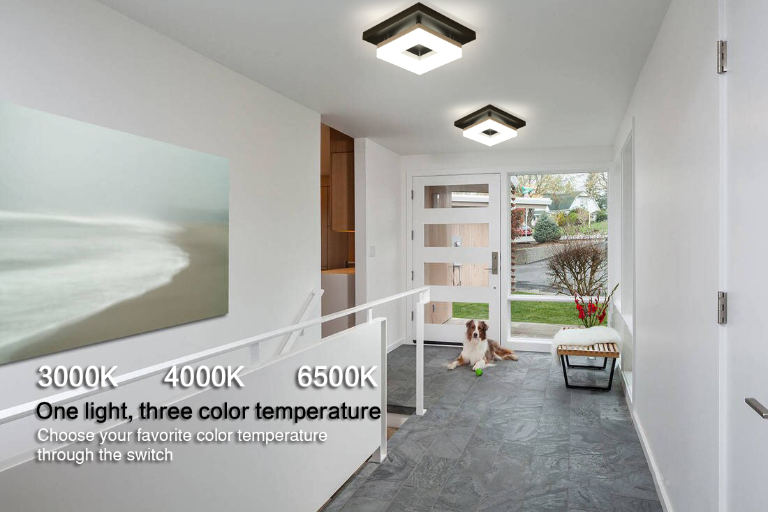 WeHome LED Ceiling Light 3 Color Modern Center Light Tri color Living ...