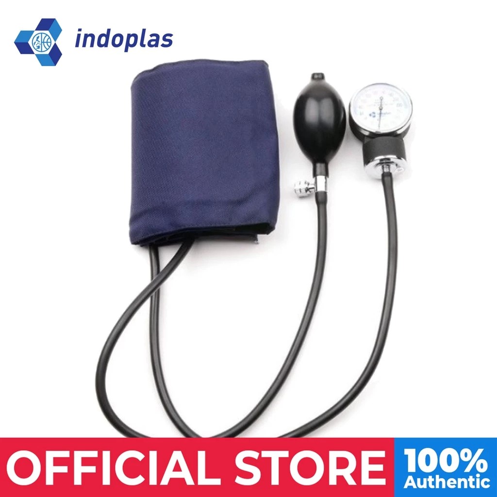 Indoplas Aneroid Blood Pressure Sphygmomanometer IP168 With Stethoscope ...