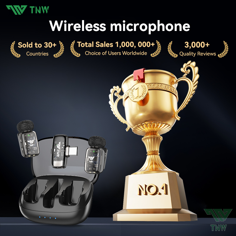TNW X23M Mini Lapel Microphone Wireless Lavalier Microphone Noise ...