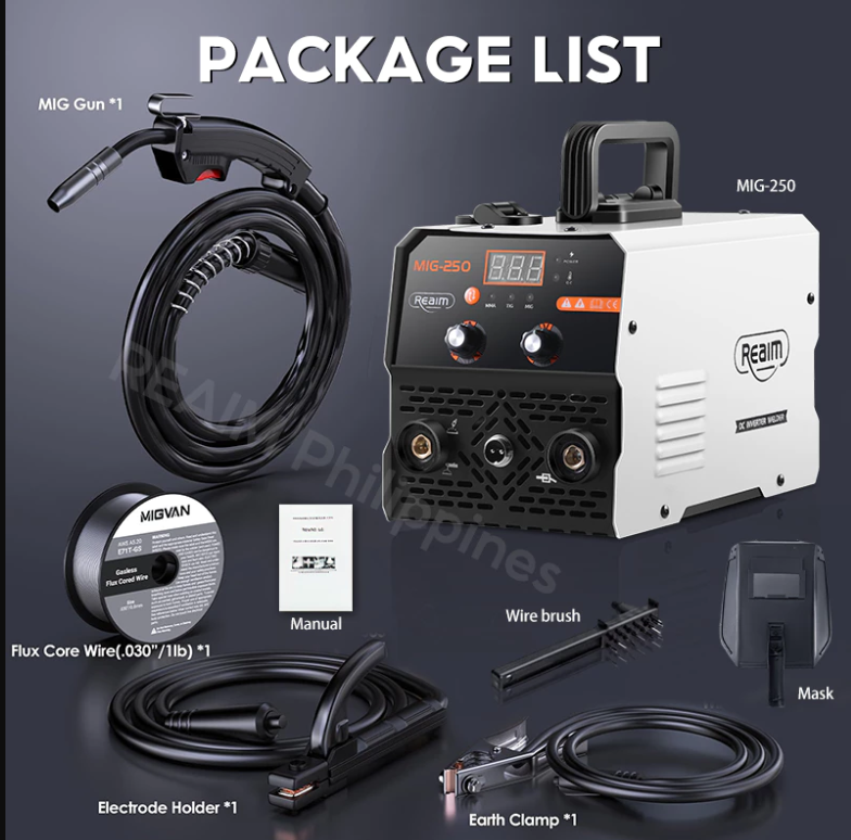 3-in-1 MIG-250 Welding Machine (MIG / MMA / TIG) – 250A Inverter Welder ...
