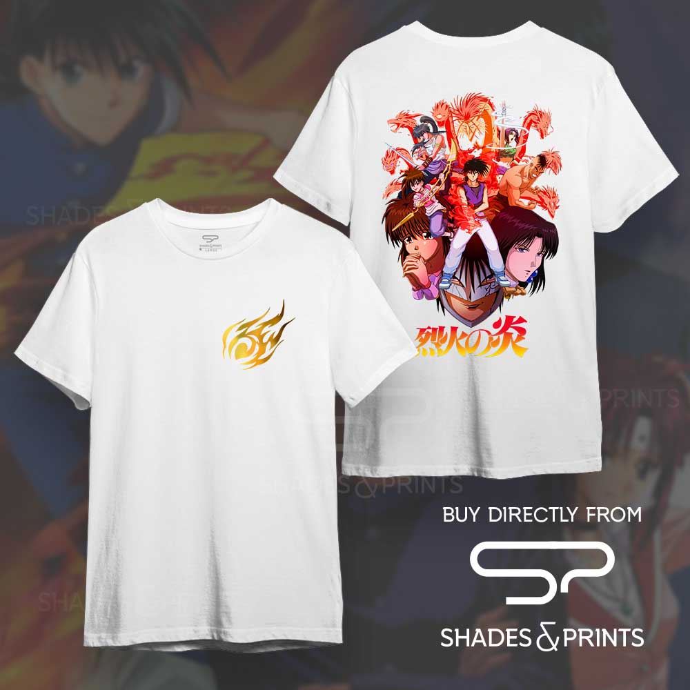 Flame of Recca Classic Anime Kurei Customized Premium T Shirt Shades ...