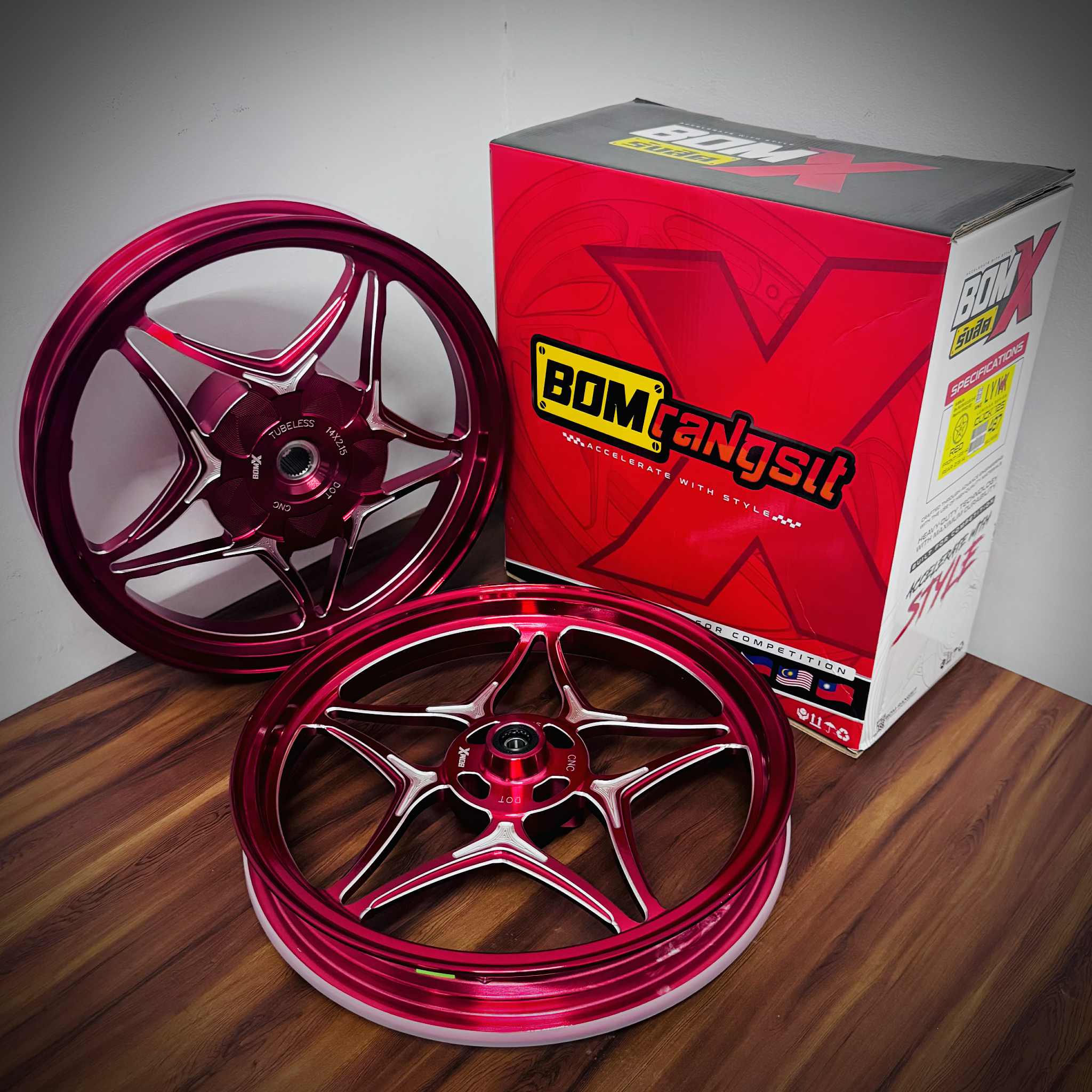 BOM RANGSIT LYNX V2 CNC STAR MAGS FOR HONDA CLICK 125/150 | Shopee ...