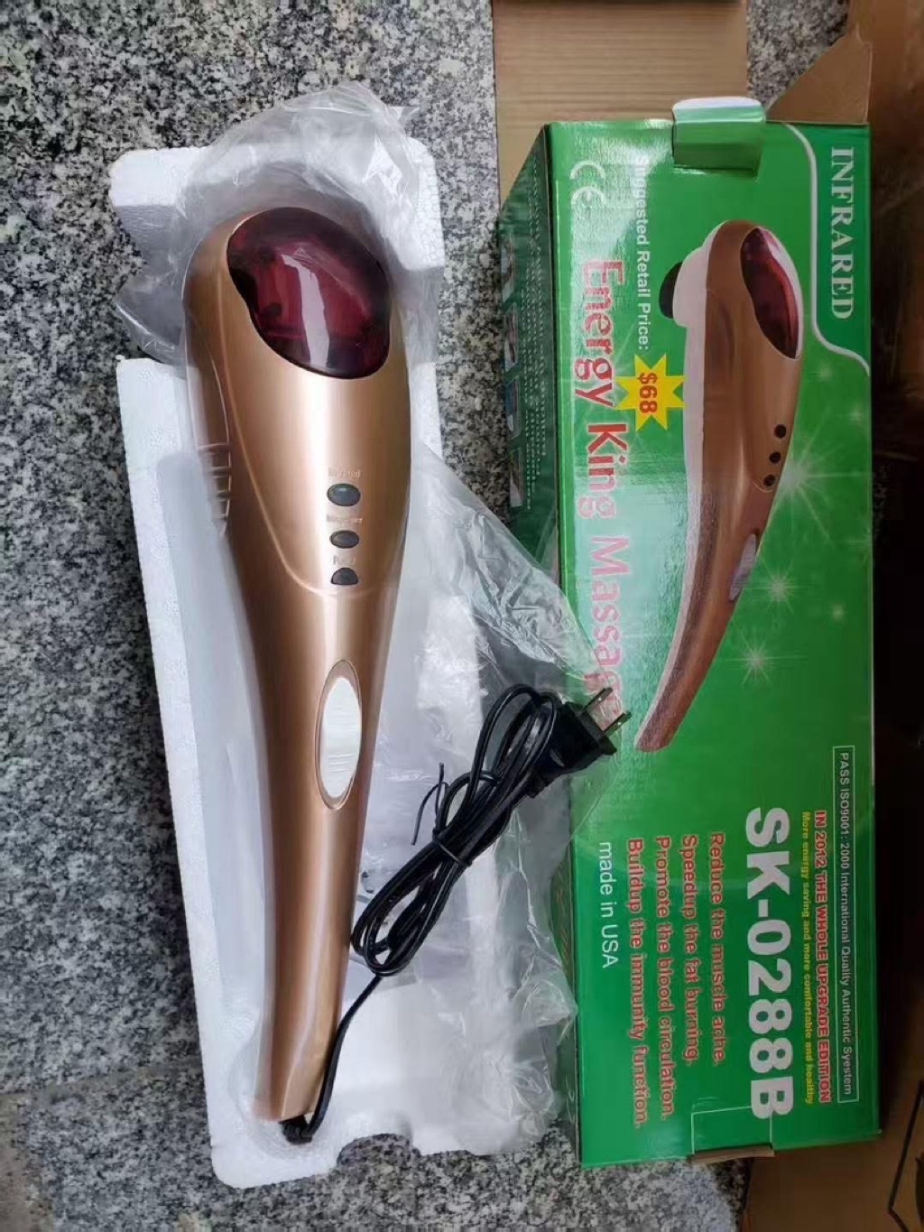 Infrared Green Color Super ENERGY KING MASSAGER | Shopee Philippines
