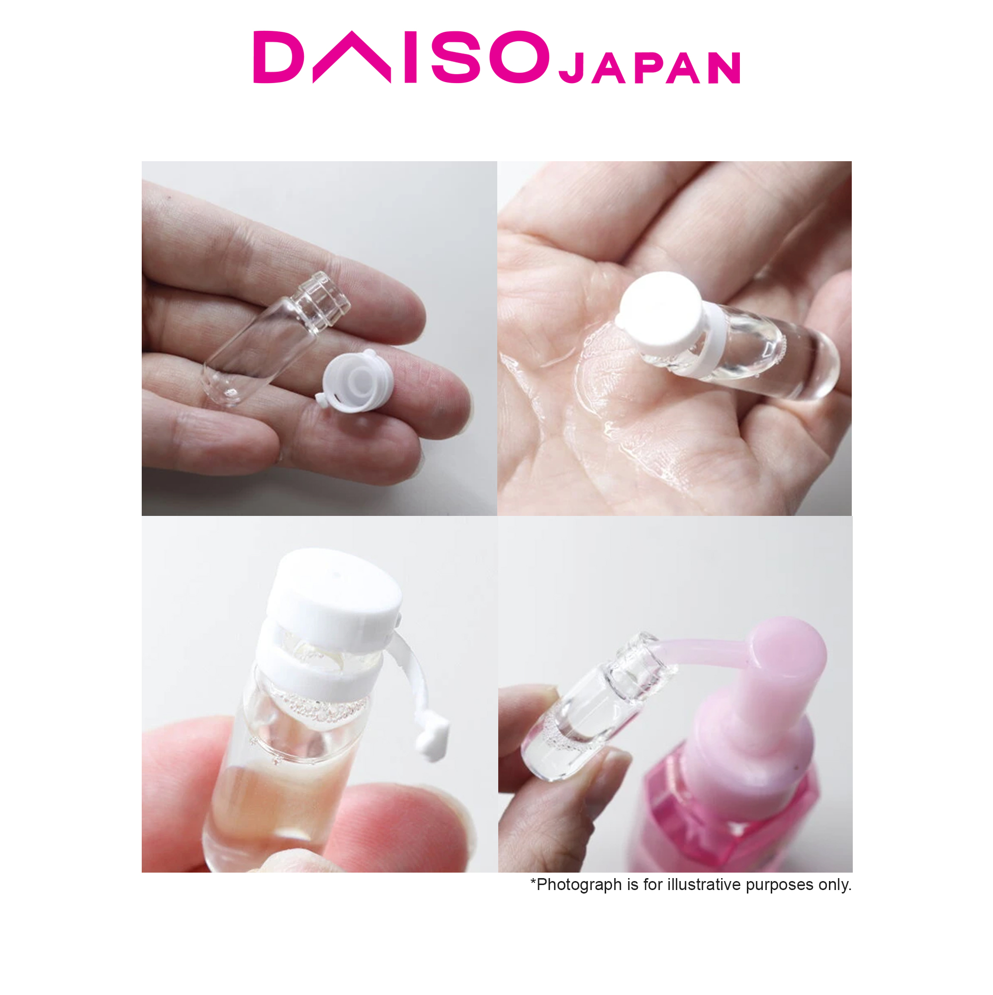 Daiso Glass Refill Container 3mL (4pcs) | Shopee Philippines