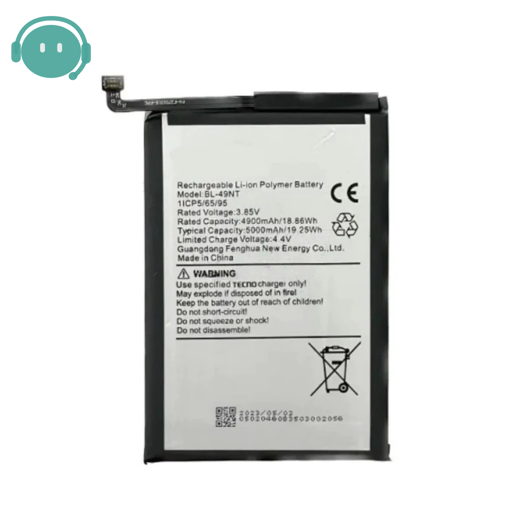 BL-49NT Tecno spark go 2023 / Spark GO 2024 /POP 7 PRO Battery BL-49NT ...