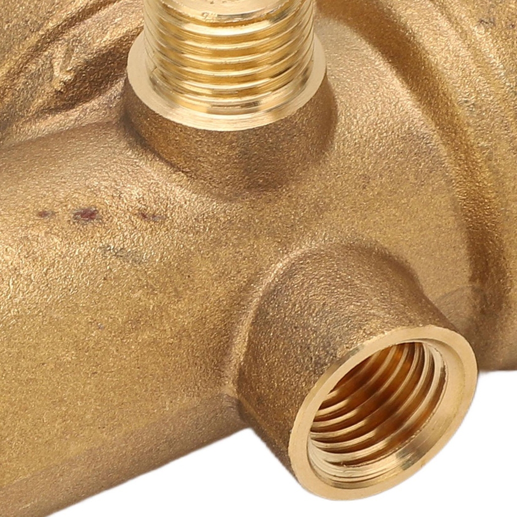 5-Way Water Pipe Connector, Brass Plumbing Fitting for Oil Gas Line ...