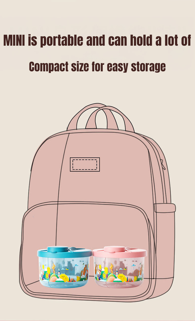 Baby Pro Portable Milk Container Leakproof Travel-Friendly Reusable Eco ...