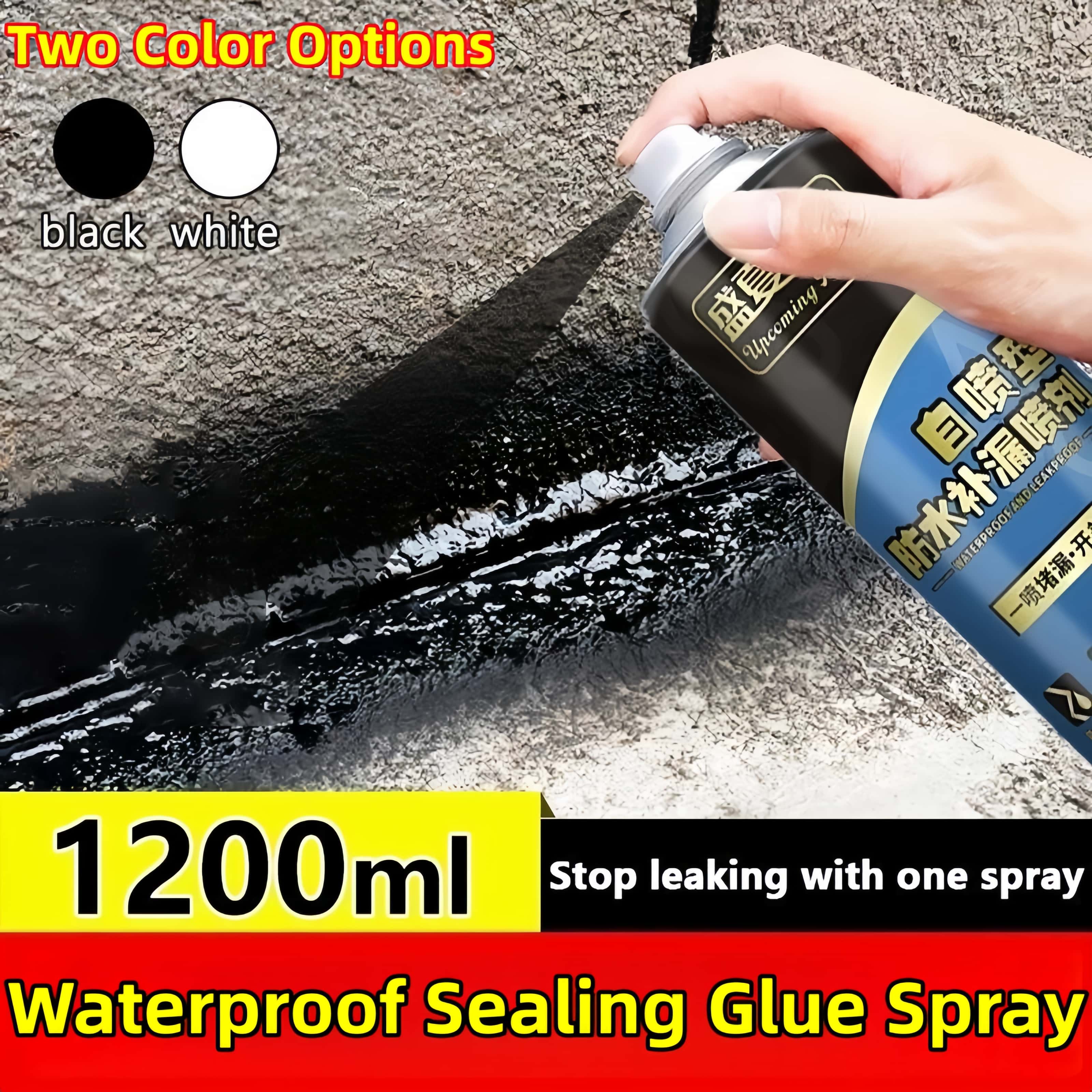 1200ml Sealant Repair Spray WaterProof Leak Repair Spray Pipe Roof ...