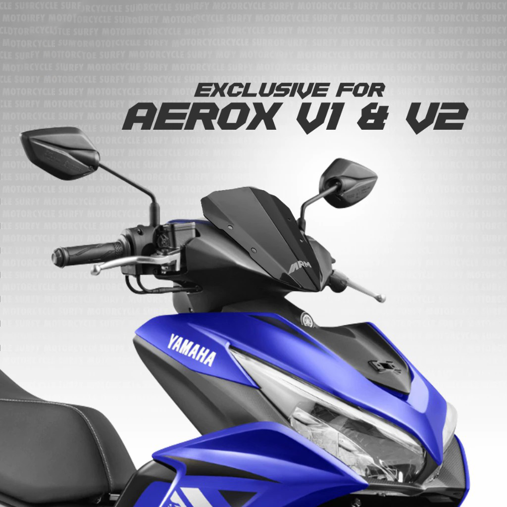 ARM Aerox v1&v2 Visor Windshield UV-Resistant Durable ABS Plastic ...