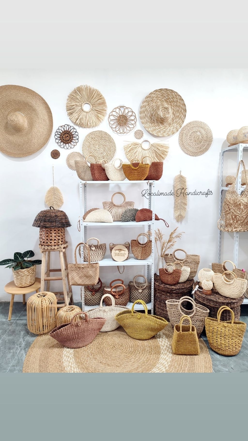 NATIVE WALL DECORS /Abaca Raffia Wicker Buri | Shopee Philippines