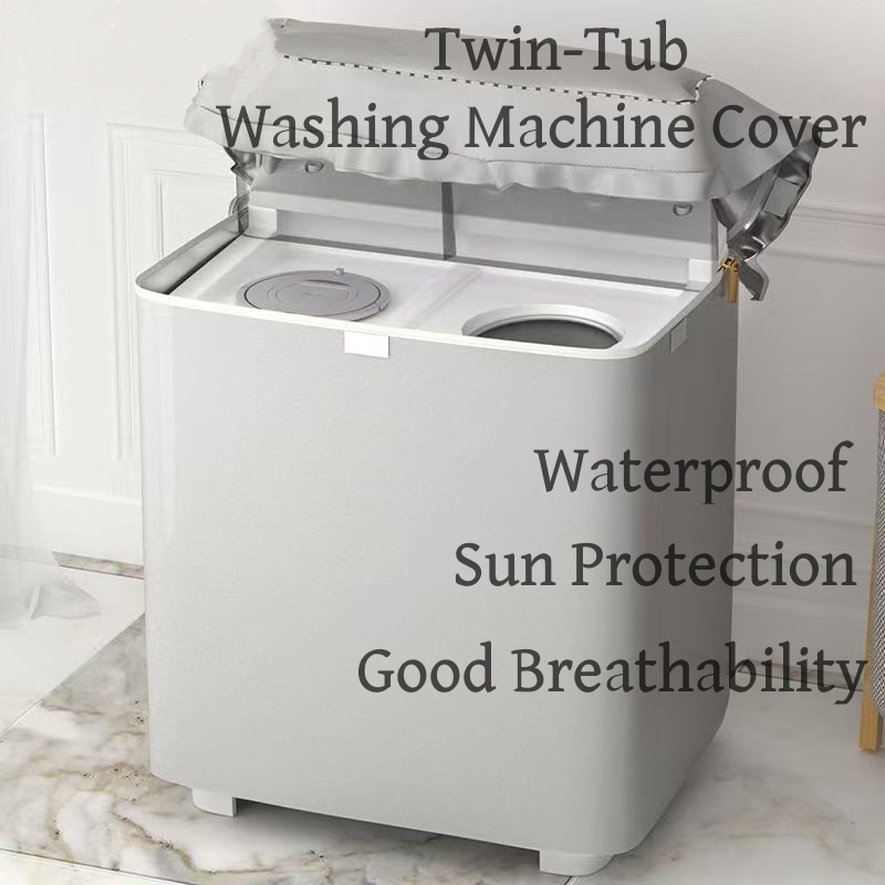 Twin Tub Washing Machine Cover Waterproof Dustproof Sunscreen Top Open ...