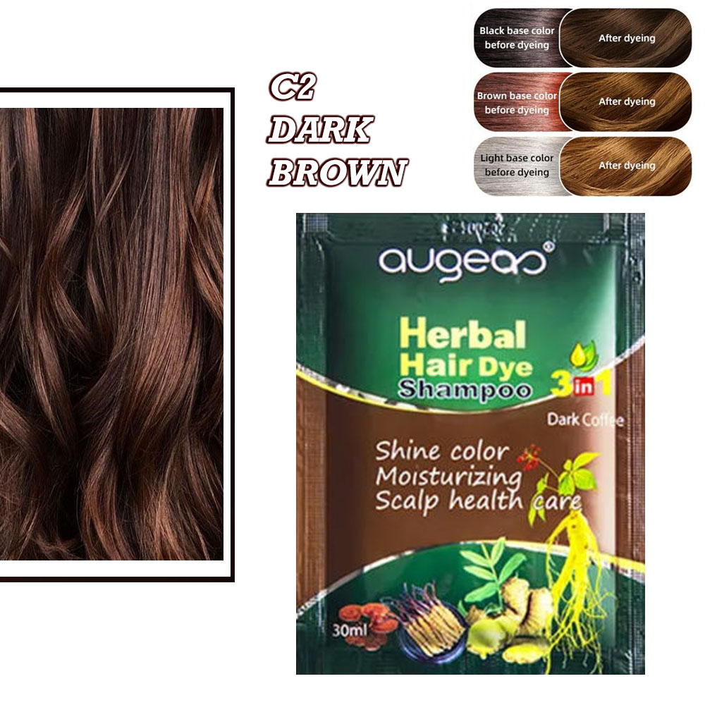 AUGEAS Buy 1 Take One 30ml Hair Dye Shampoo Hair Color Original FDA Approved | Shopee Philippines