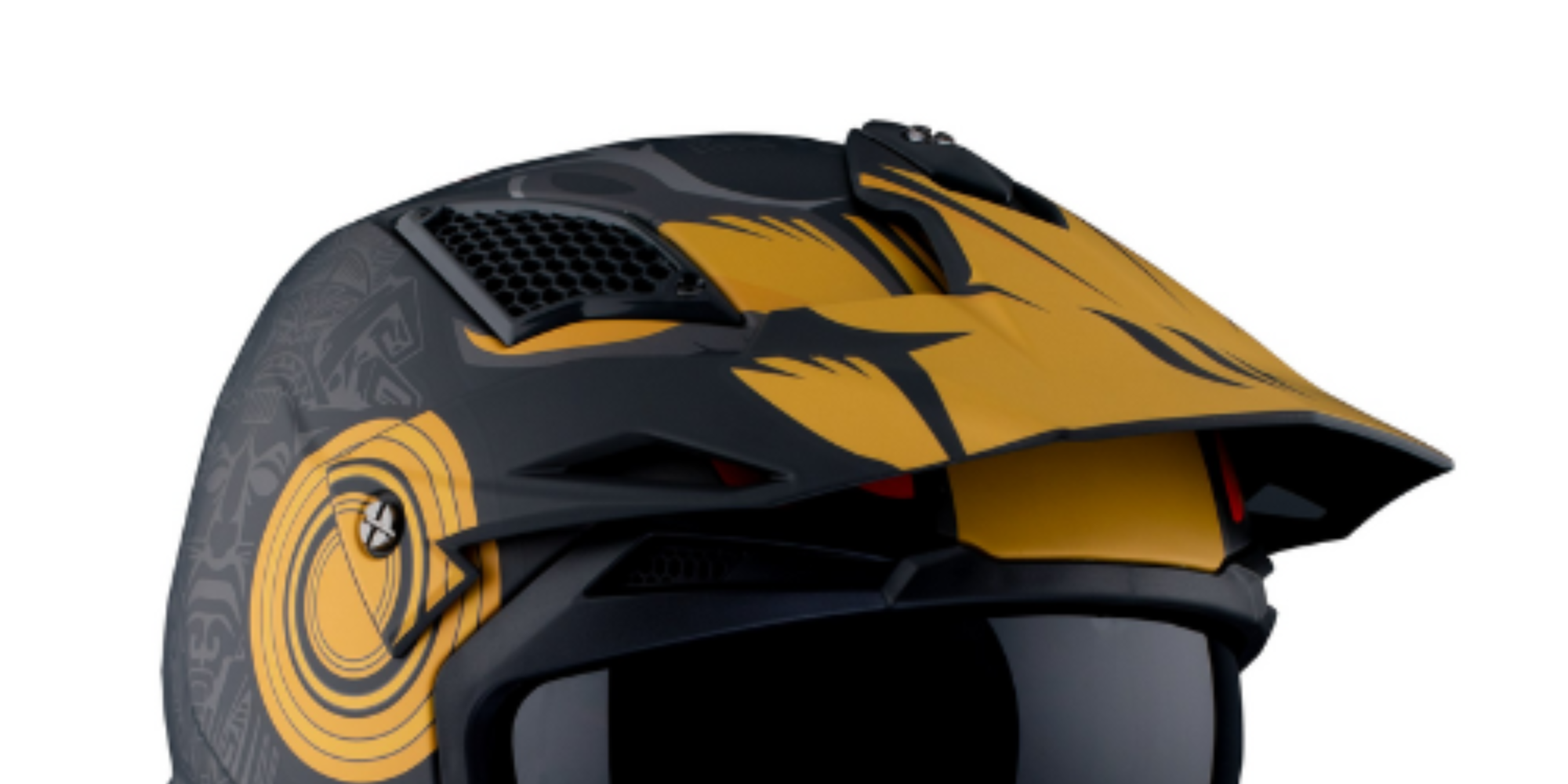 【EAGLE SPEED】MT HELMET DUAL SPORT STREET FIGHTER AZTEC B3 MATTE YELLOW ...
