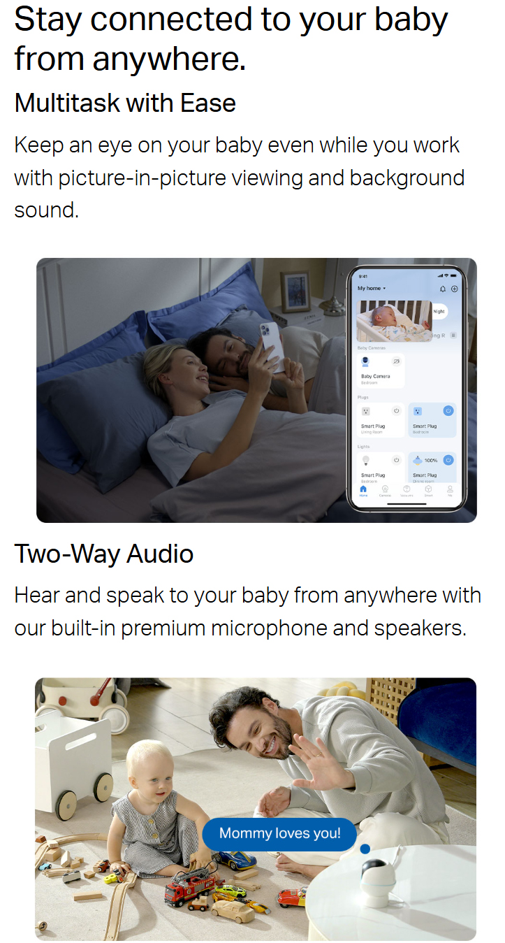 Tapo Official Store | TP-Link | C840 | Dual-Lens | Smart | Baby Camera ...