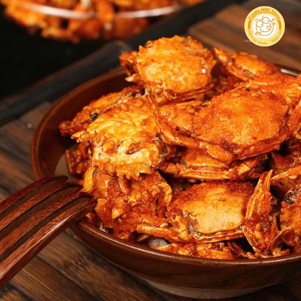 Red Crab Instant Milk Crab leisure snacks to relieve hunger, spicy and ...