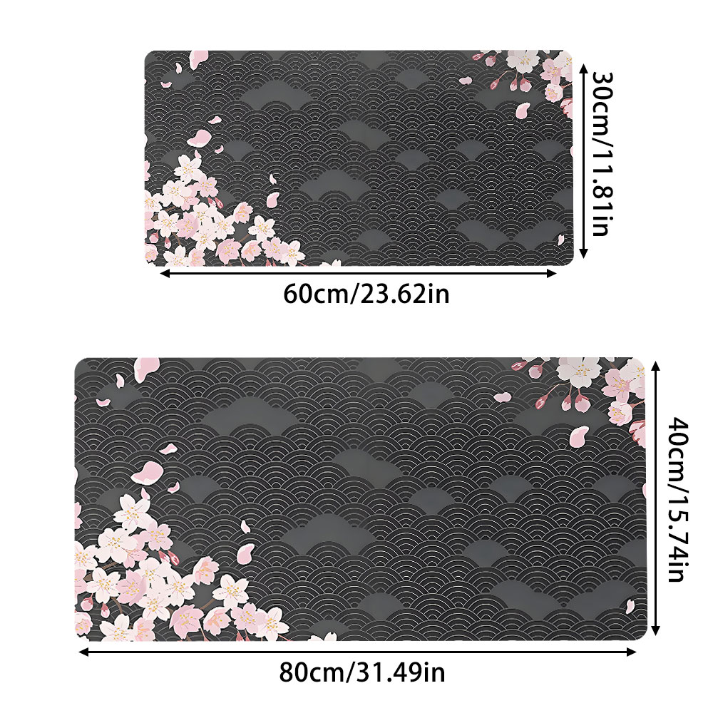 1pc Japanese water pattern Large Mouse Pad computer mat Desk Mat ...