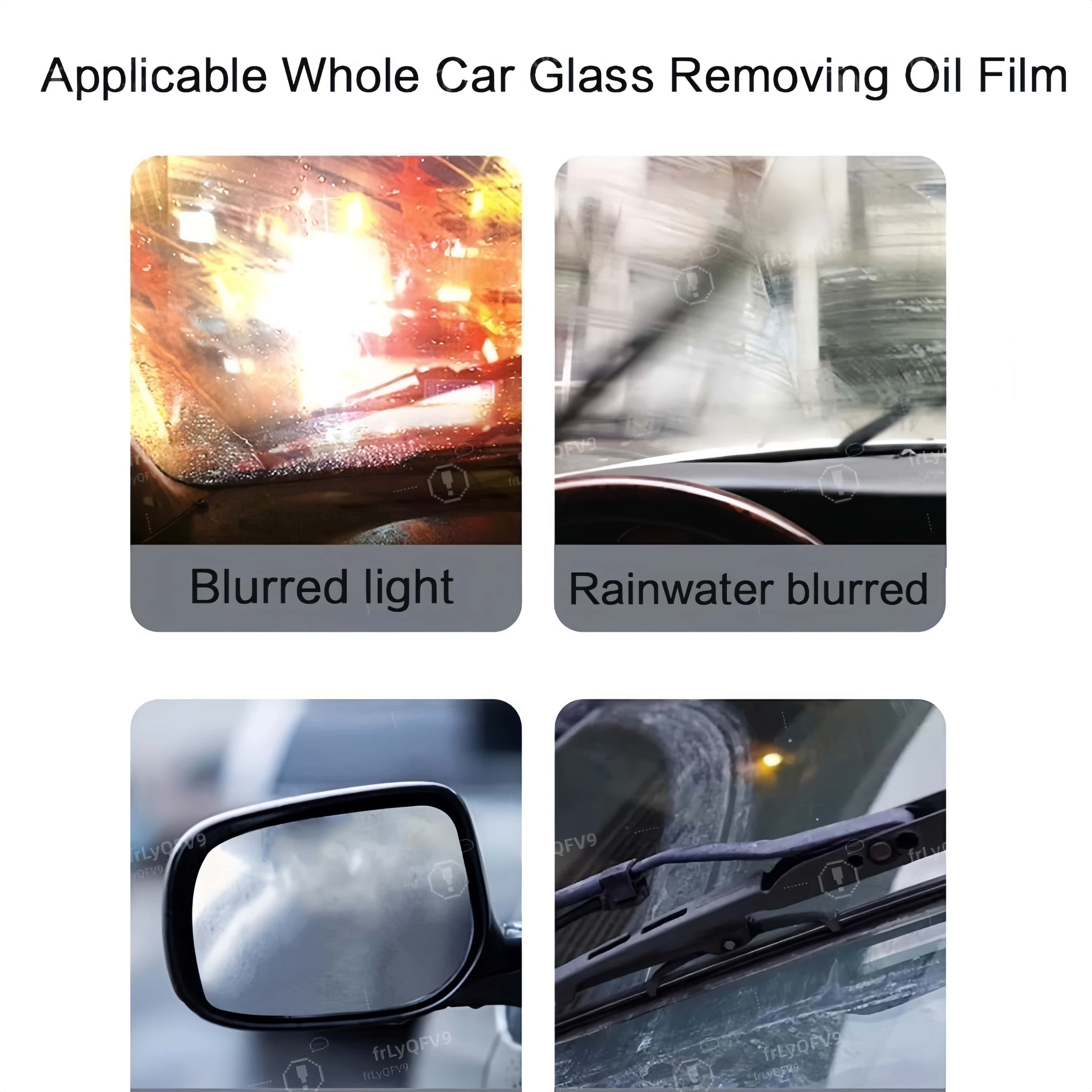 Windshield Glass Cleaner Acid Rain Stain Remover Car Glass Oil Film ...