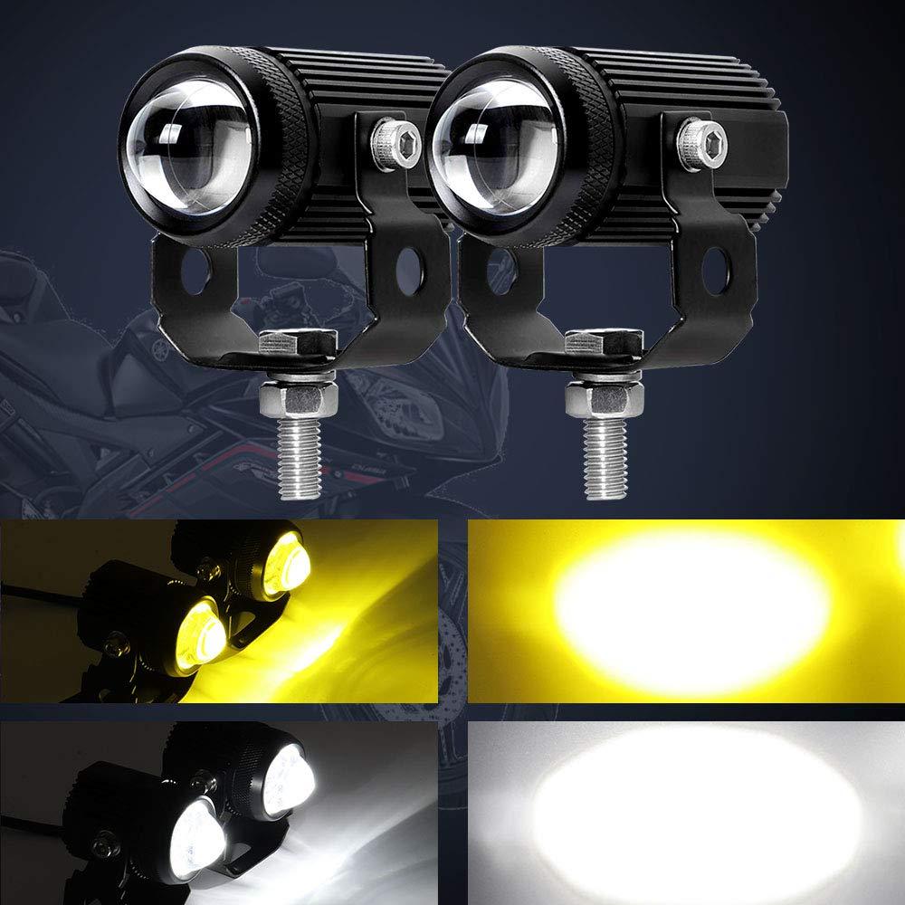 2pcs 60w super bright mini driving light set led lights motorcycle ...