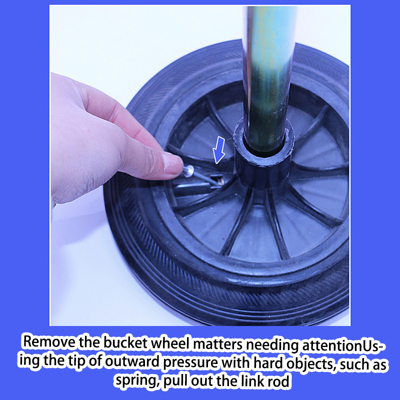 Universal Rubber Trash Can Wheels Trash Bin Wheel Garbage Bin Wheel For ...