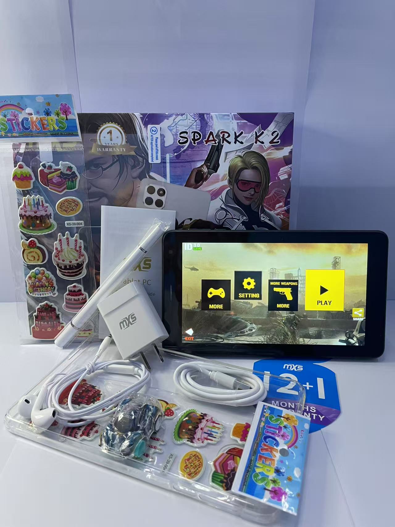 Smart tablet MXS SPARK K2 Tablet Android Tablet Dual SIM For Kids 12GB ...