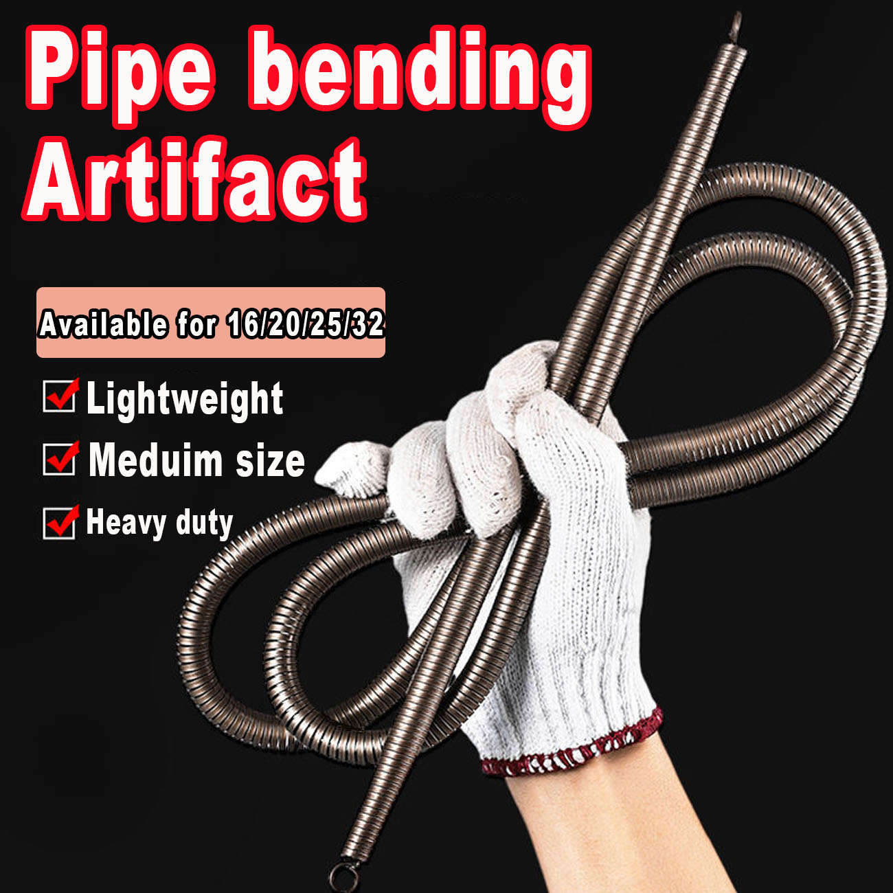 Manual Extension Pipe 1meter Bending Spring Electrician PVC Wire ...