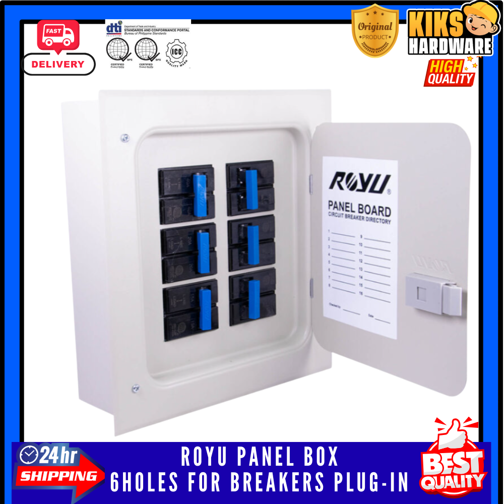 ROYU All Metal Base Panel Box 4holes or 6 holes for Plug-In Circuit ...
