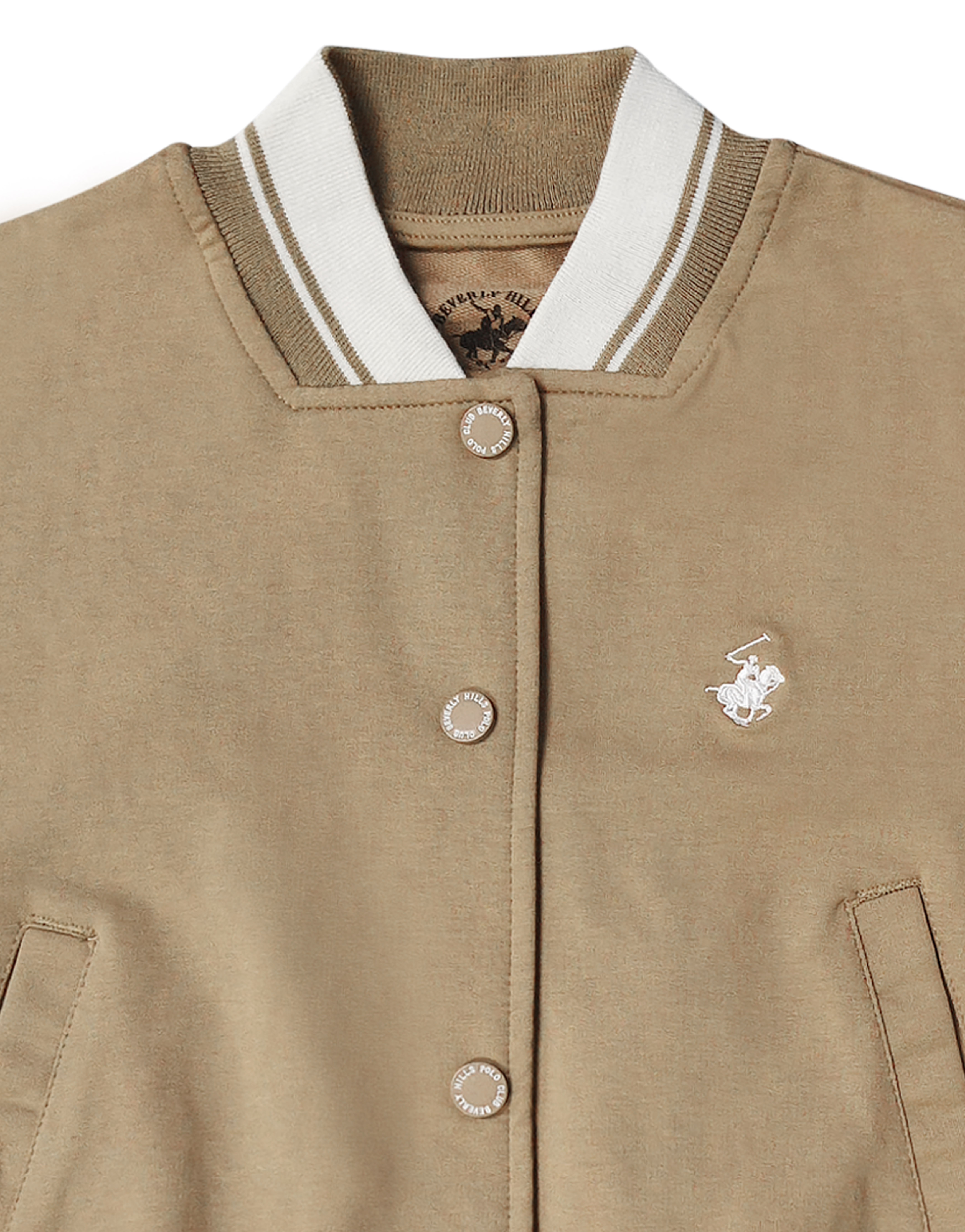 Beverly Hills Polo Club Kids Girl’s Cotton Blended Crop Top Jacket in ...