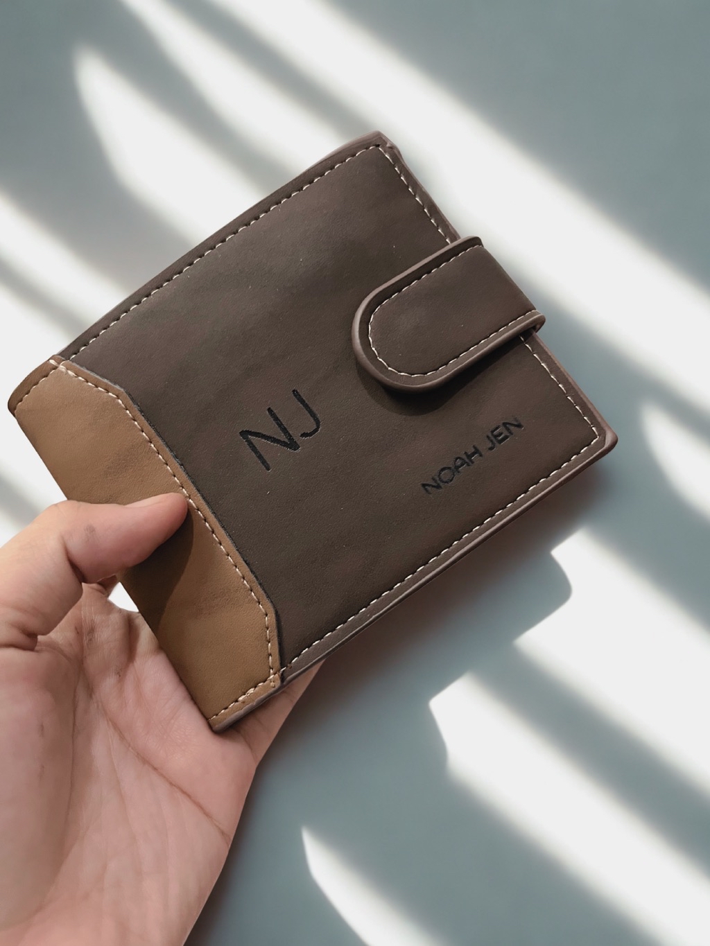 Personalized Leather Wallet for Men | Custom Engraved Bifold Wallet ...
