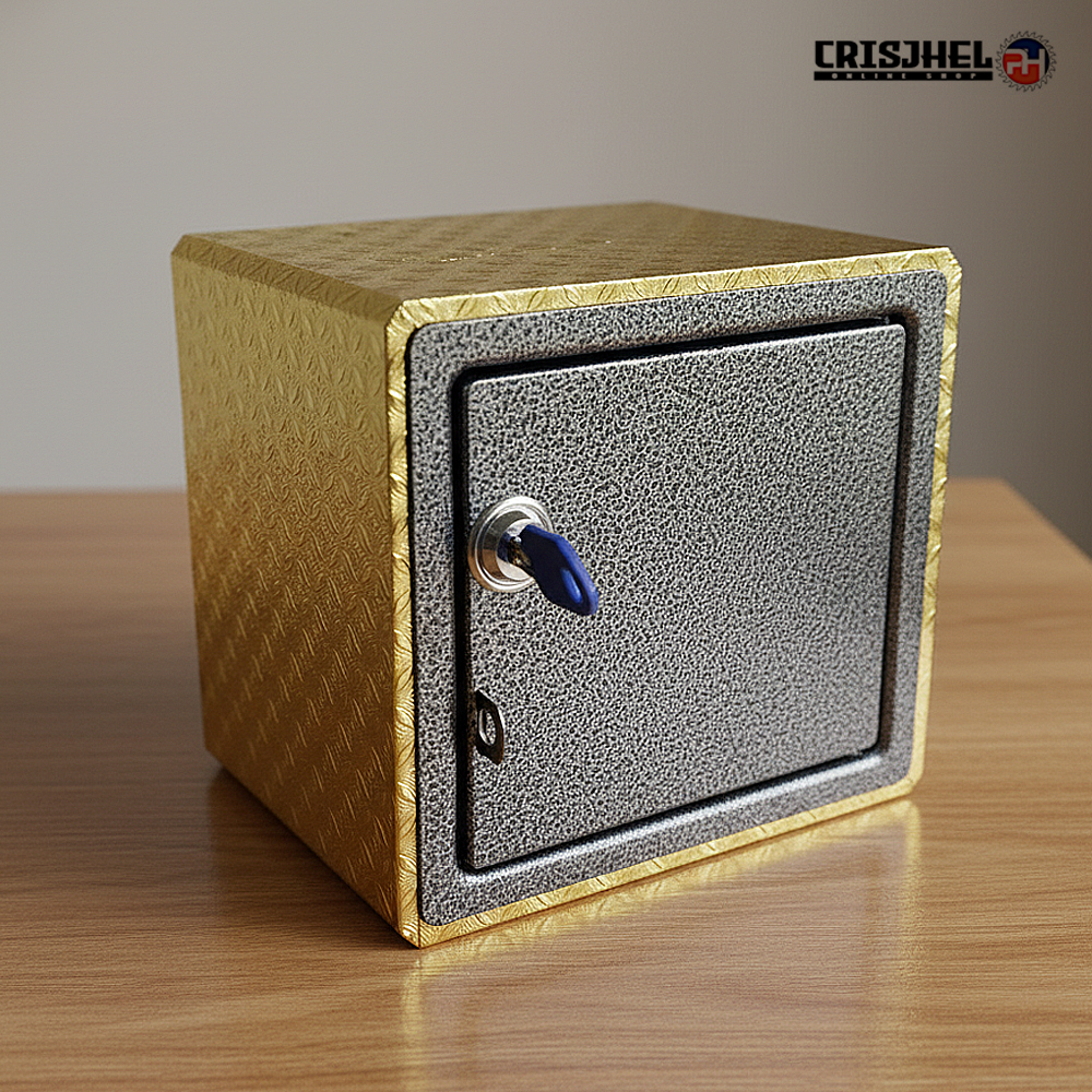 Gold Mini Alkansya Vault Multi Purpose Safety Box Direct Supplier ...
