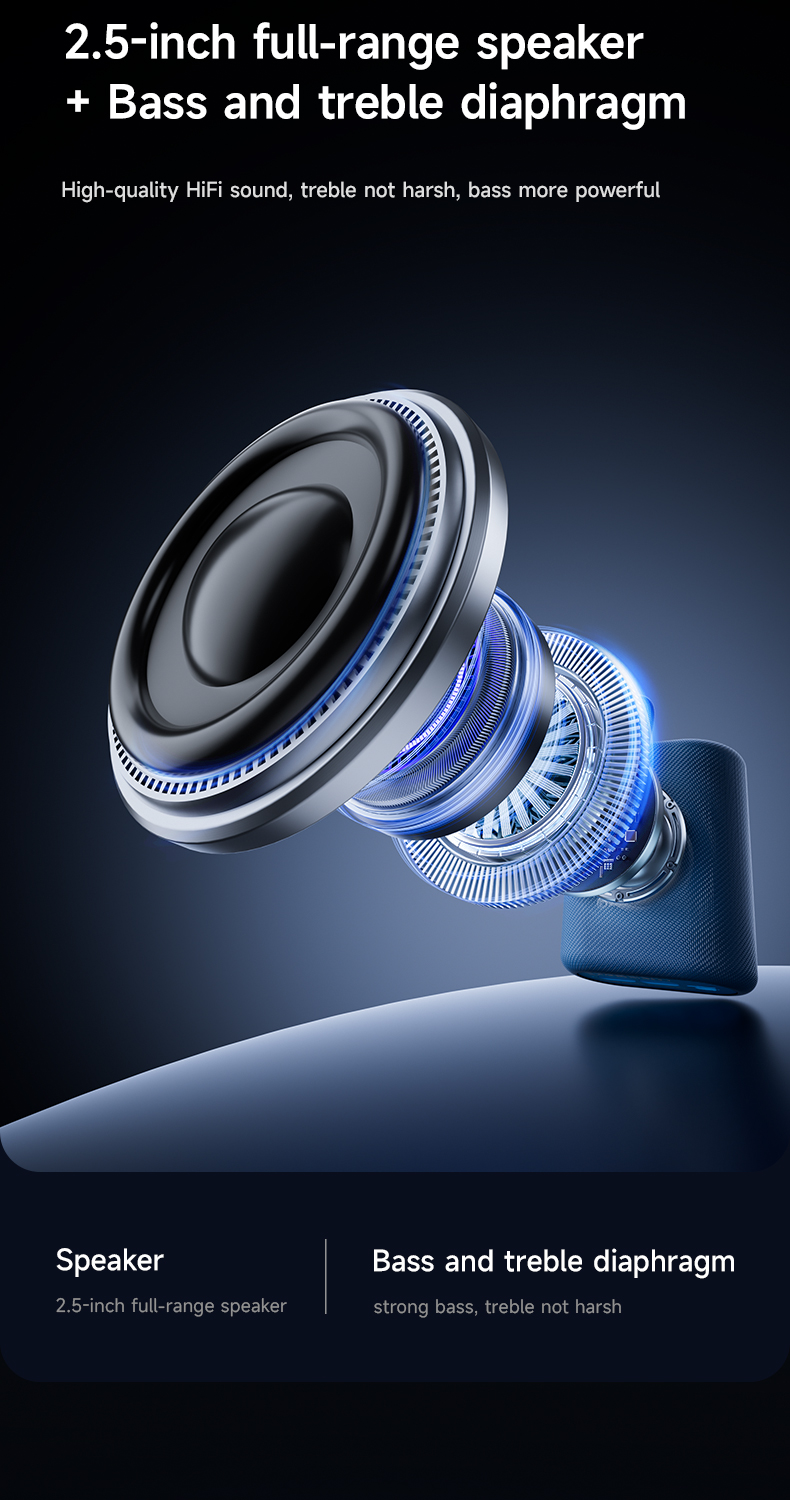 Jasoz K112 Bluetooth Speaker Hi-Fi Stereo Stylish TWS Portable Speaker ...