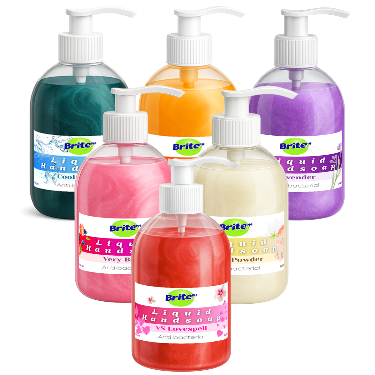 BritePH Shangrila Antibacterial Liquid Hand Soap 500ml (other variants ...