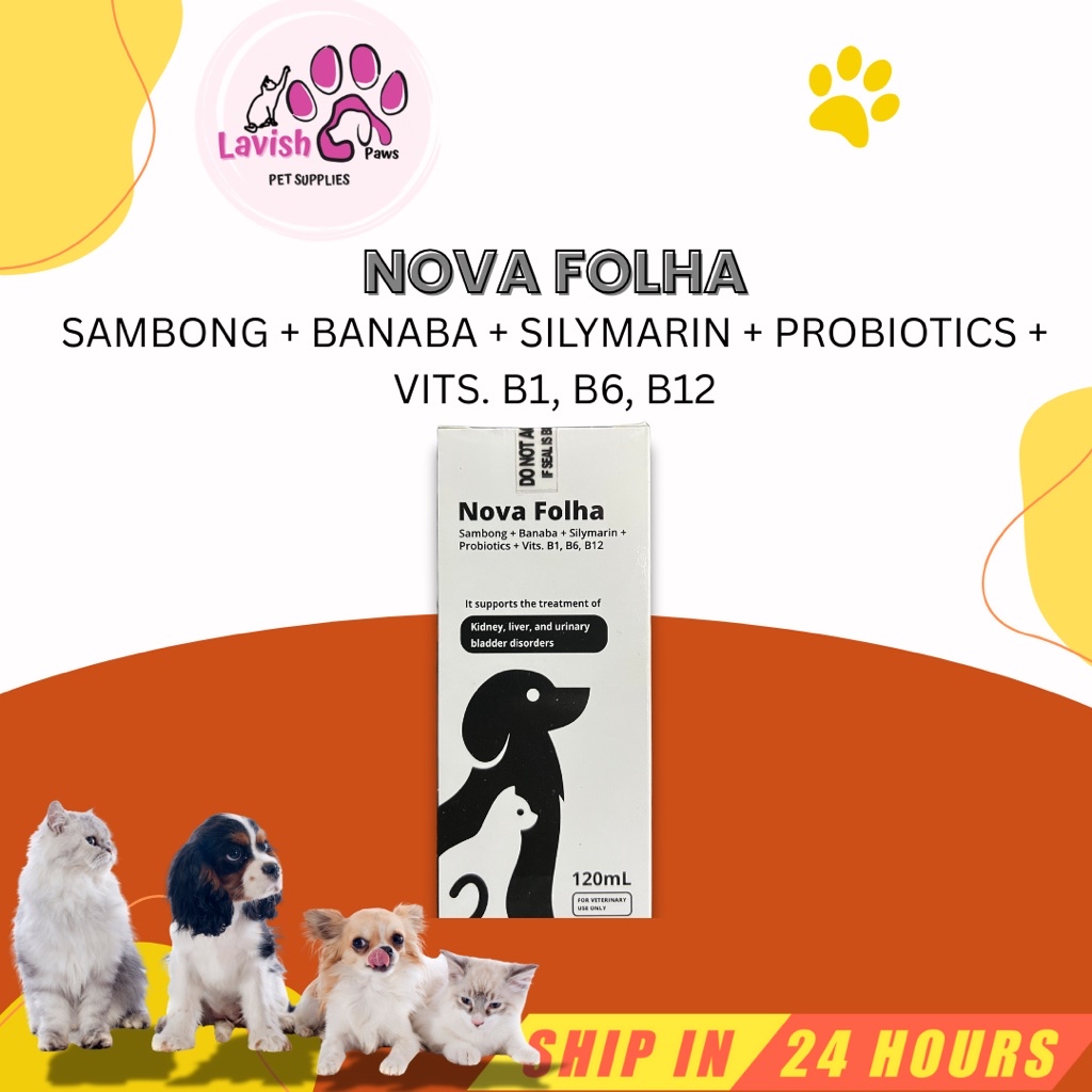 Nova Folha 120ml for Cats & Dogs LVP | Shopee Philippines