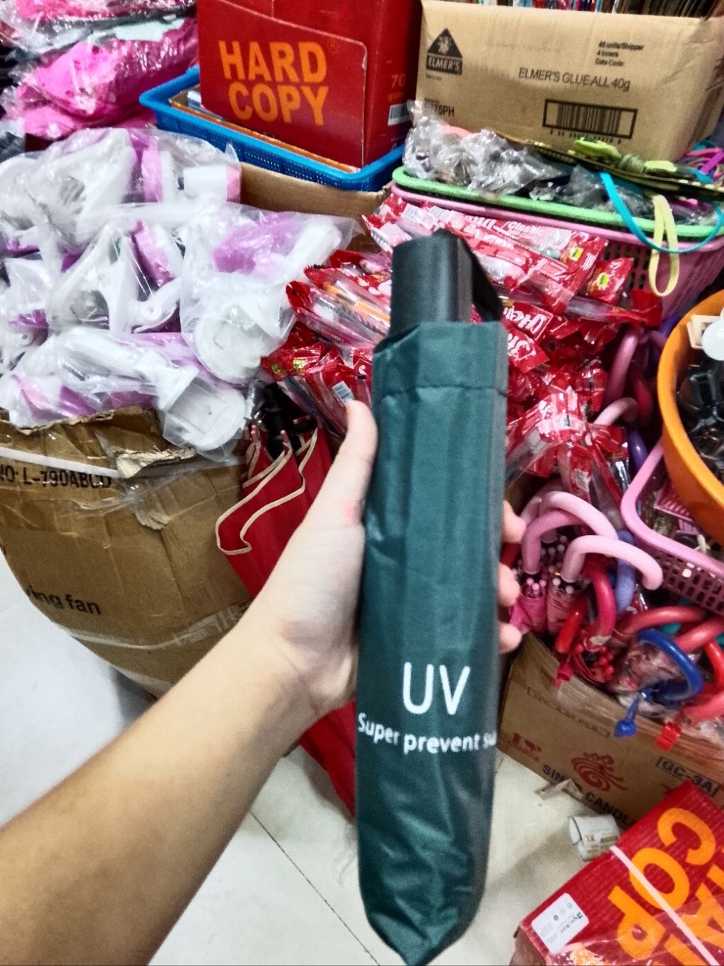 Uv umbrella protect rain/sun | Shopee Philippines