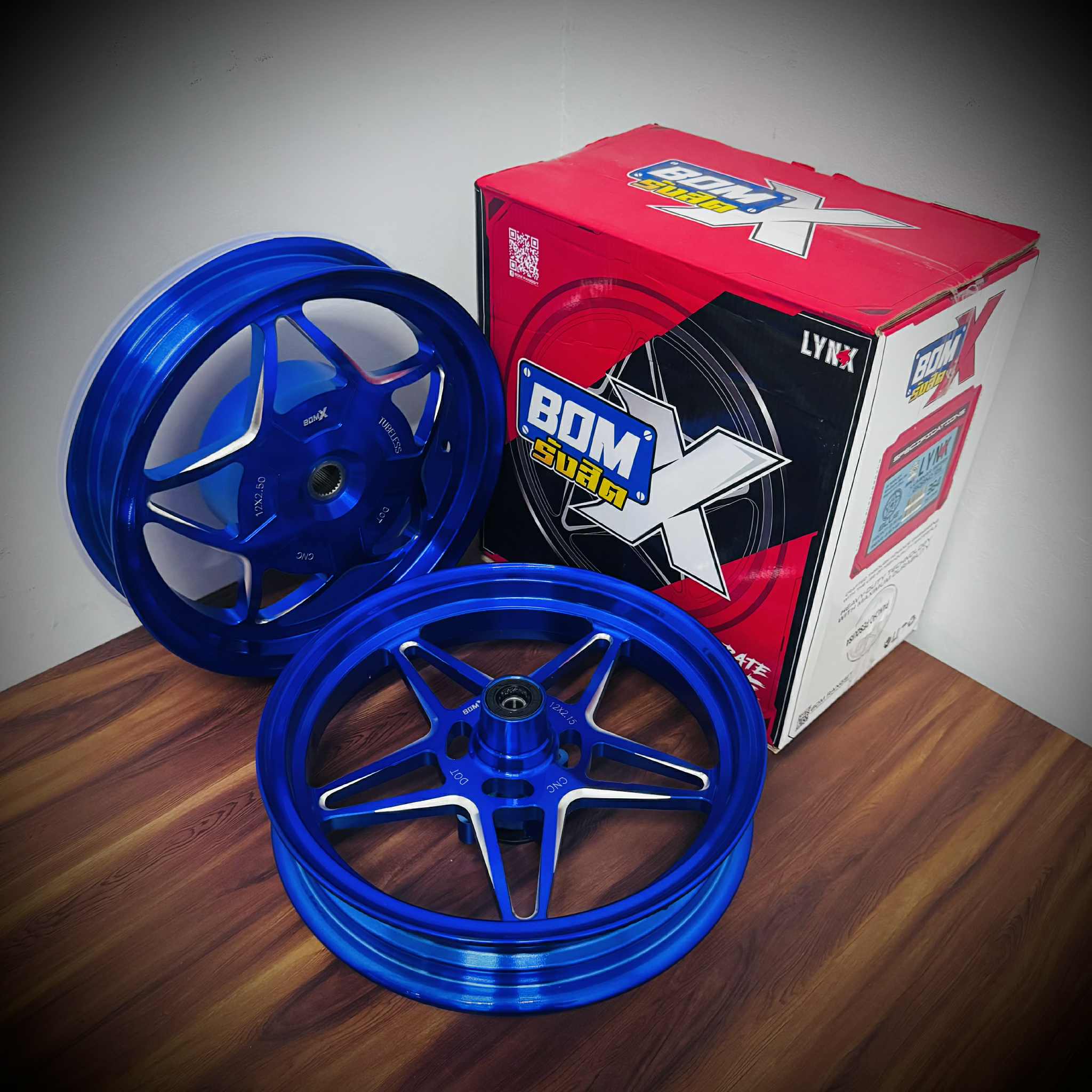 BOM RANGSIT BomX LYNX V1 CNC STAR MAGS FOR HONDA GIORNO - SOLD AS BRAND ...