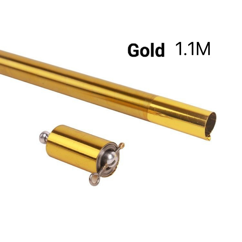 【COD】110CM Magic Prop Telescopic Stick Stainless Steel Metal Cane ...