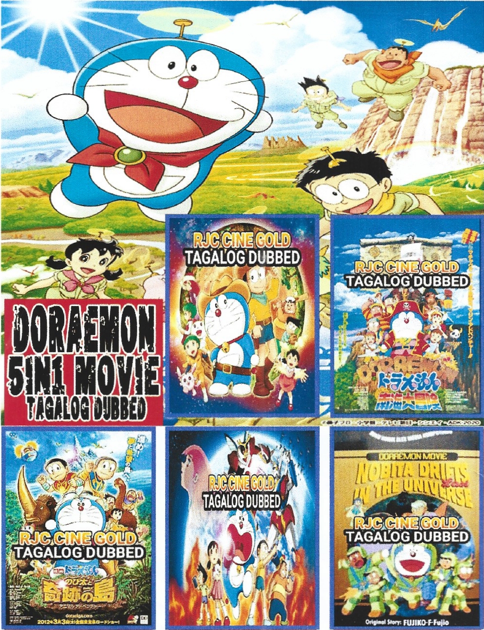 Doraemon The Movie Collection Animated Films Special | Shopee Philippines