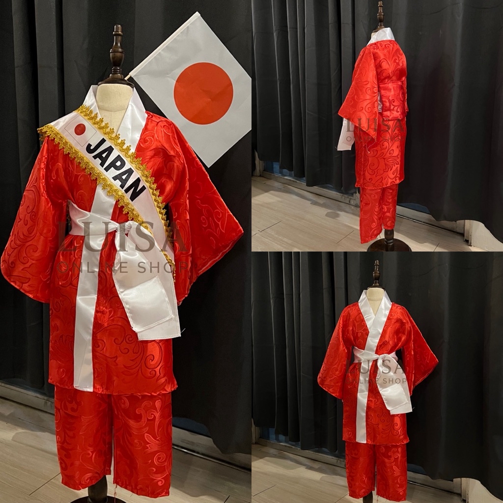 JAPAN COSTUME FOR UNITED NATIONS | JAPAN COSTUME FOR KIDS BOY | Shopee ...